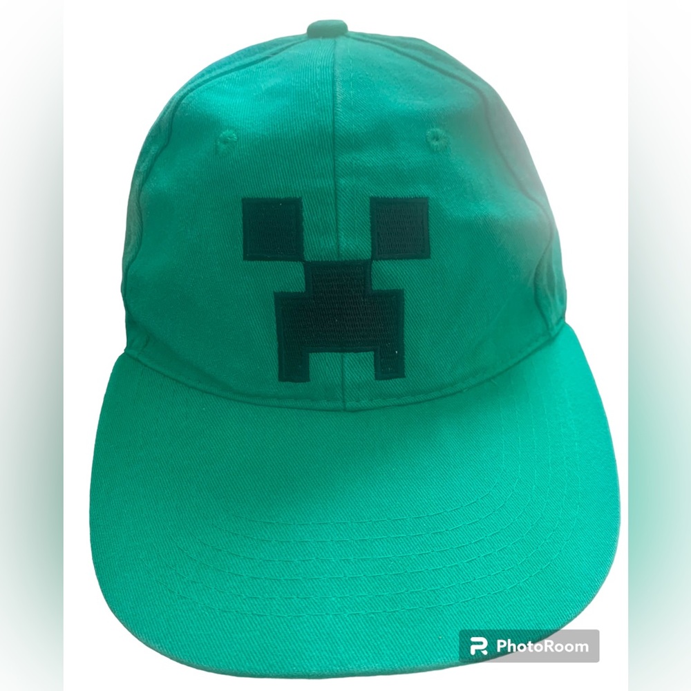 Minecraft Green Jinx Adjustable Snapback Baseball Cap - Gem
